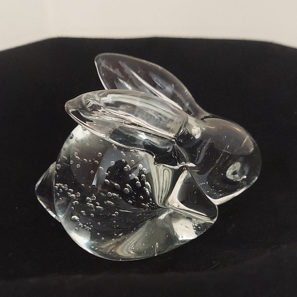Accents | Clear Glass Bunny Figurine | Poshmark